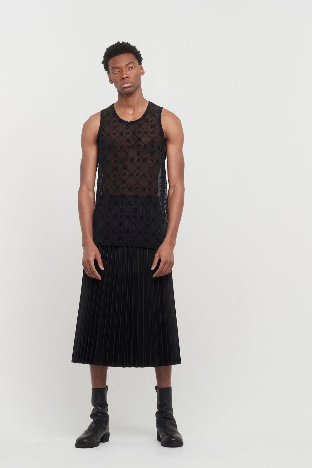Marine Serre Moonogram Mesh Flock Tank Top – Antidote Fashion and Lifestyle